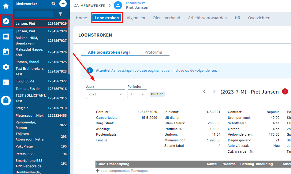 De nieuwe proforma loonstrook van de werknemer – Kennisbank Van Winssen Personeel en Salaris