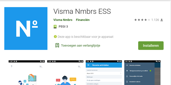App use for employees (ESS) – Kennisbank Van Winssen Personeel en Salaris